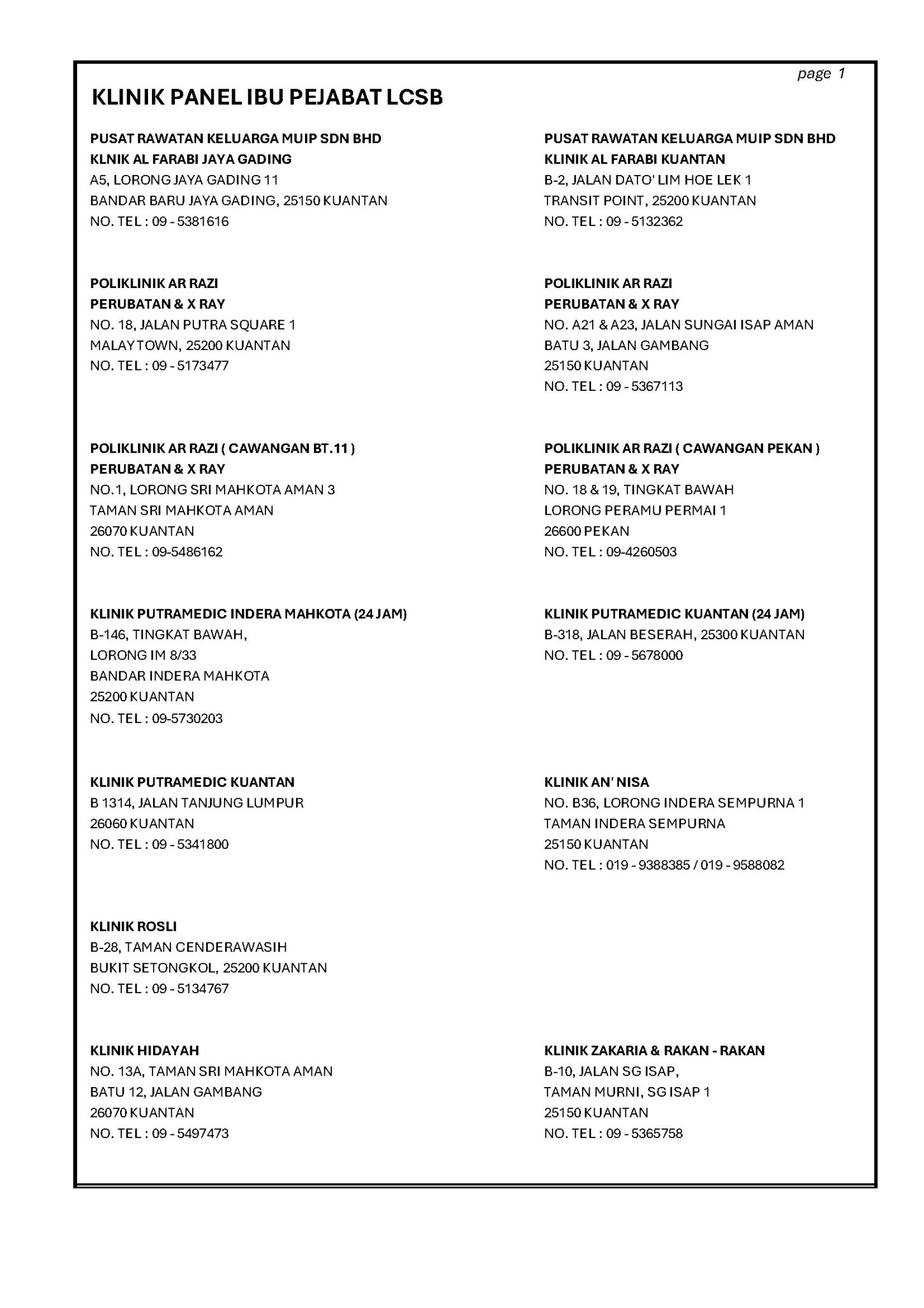 Notis - LKPP Corporation Sendirian Berhad